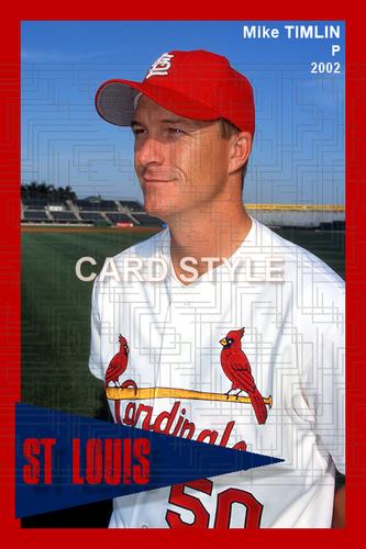 Mike Timlin - 2002 St. Louis Cardinals - choose a size - full color ...