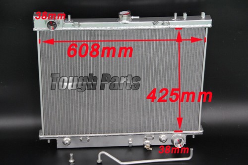 2 ROWS DAUL CORES ALUMINUM RADIATOR FOR 98 99 01 02 04 Honda Isuzu 3.2L ...