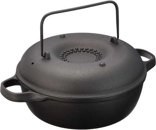 SEIEIDO Yaki Imo Nabe Japanese Sweet Potato Iron Pot φ240×H14cm Made in ...