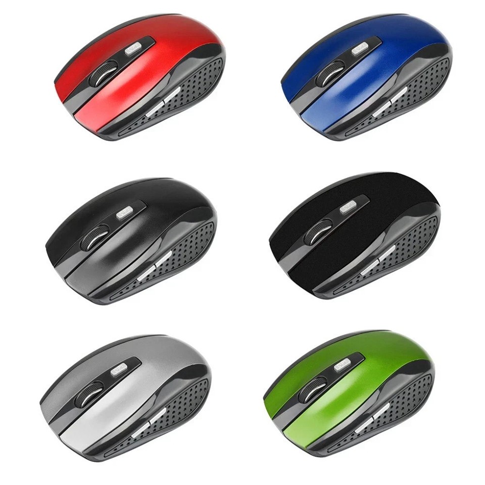 Wireless Optical Mouse Mice 2.4GHz USB Receiver For Laptop PC Computer ...