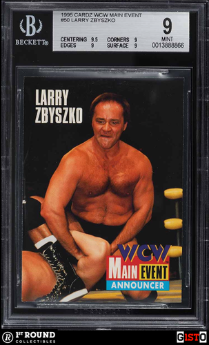 1995 CARDZ WCW Main Event - Larry Zbyszko #50 (RC) for sale online | eBay