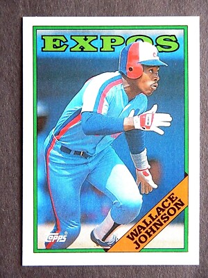 Wallace Johnson #228 Topps 1988 Baseball Card (Montreal Expos) | eBay