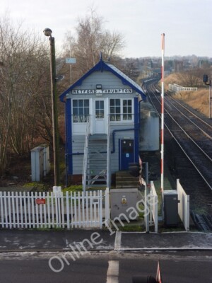 Photo 6x4 Thrumpton signal box from the pedestrian bridge Retford The ...