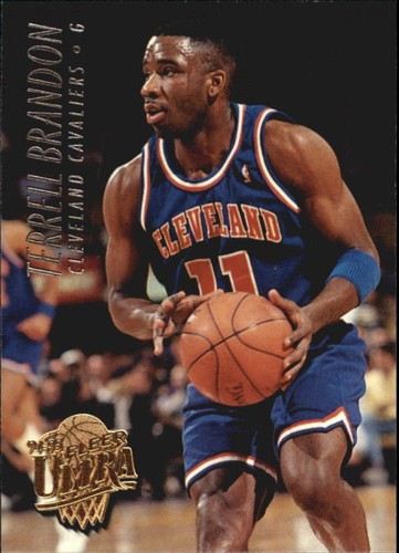1994-95 Ultra Cleveland Cavaliers Basketball Card #32 Terrell Brandon ...