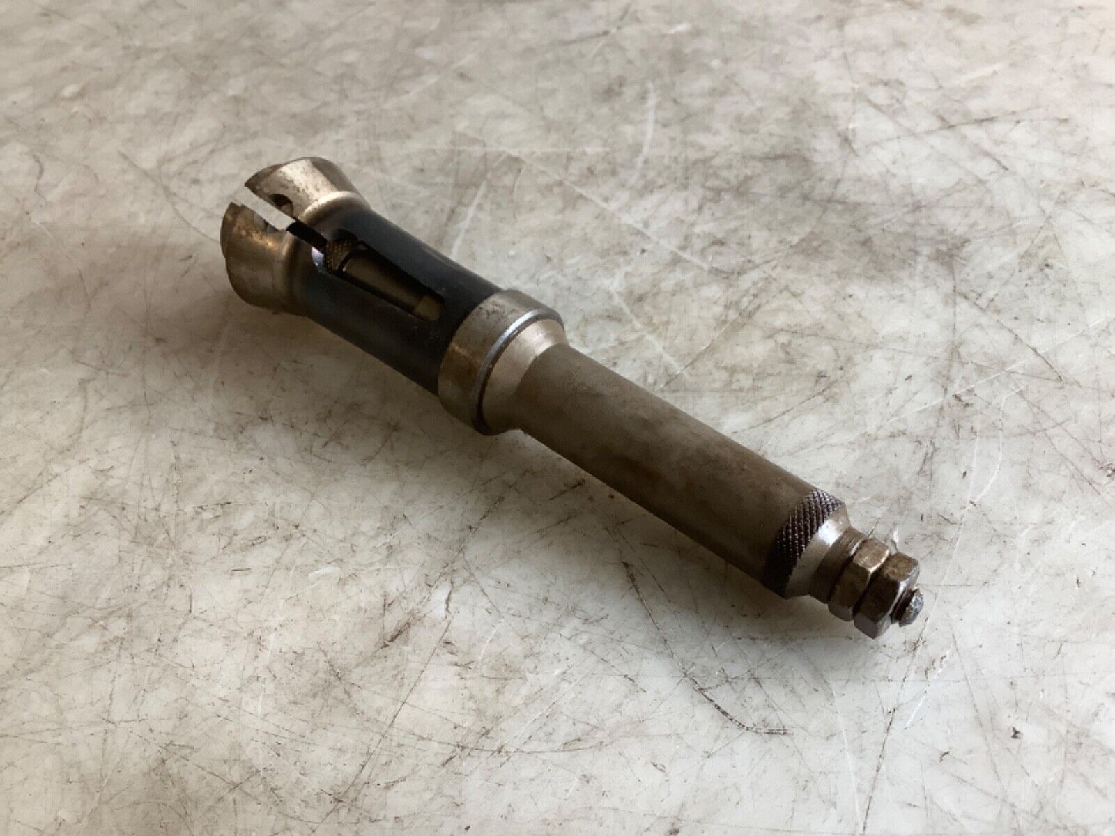 BROWN & SHARPE 110-1 SPRING EJECTOR STOP W/ HARDINGE 10 COLLET 29/64IN ...