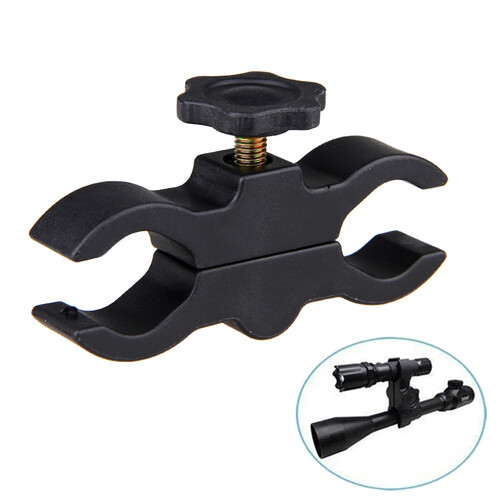 Gun Mount Flashlight Hunting Light Torch Barrel Clamp For Gun Shotgun ...