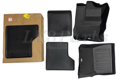 Land Rover Defender 90 Black Rubber Floor Mats VPLES0664 Genuine New | eBay