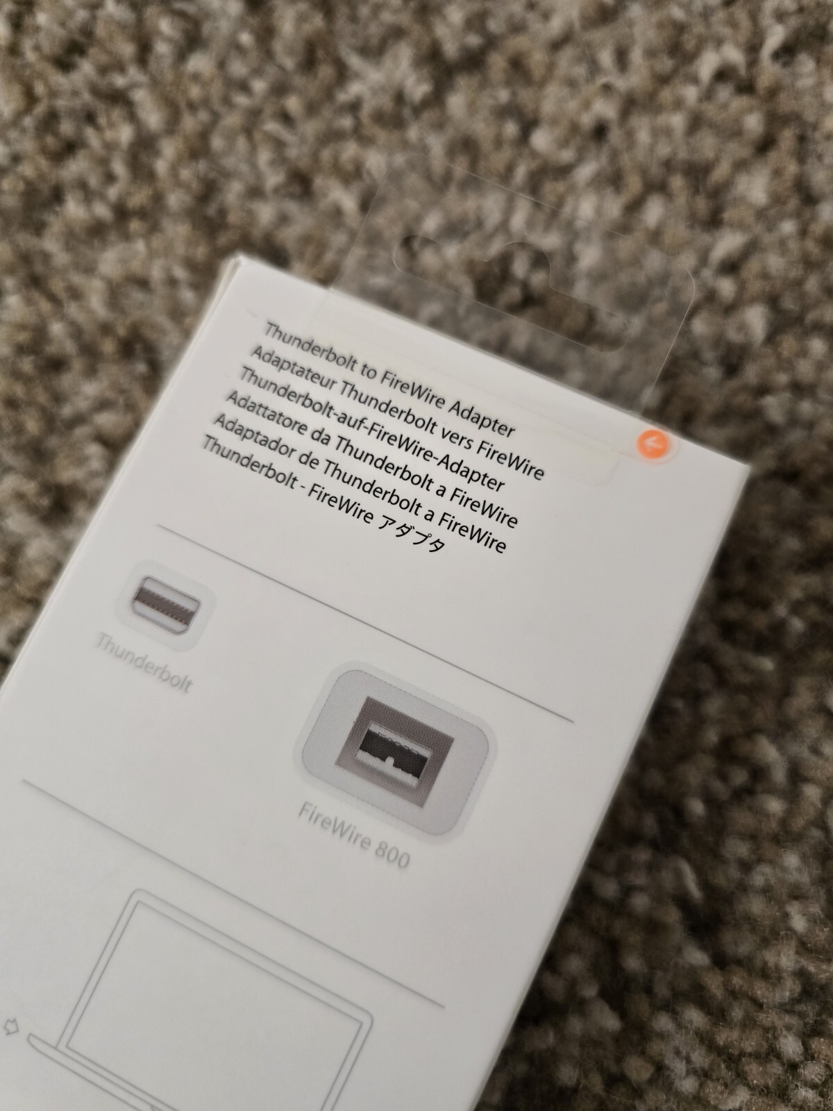 NEW SEALED BOX Apple Thunderbolt to FireWire Adapter Cable MD464LL/A ...