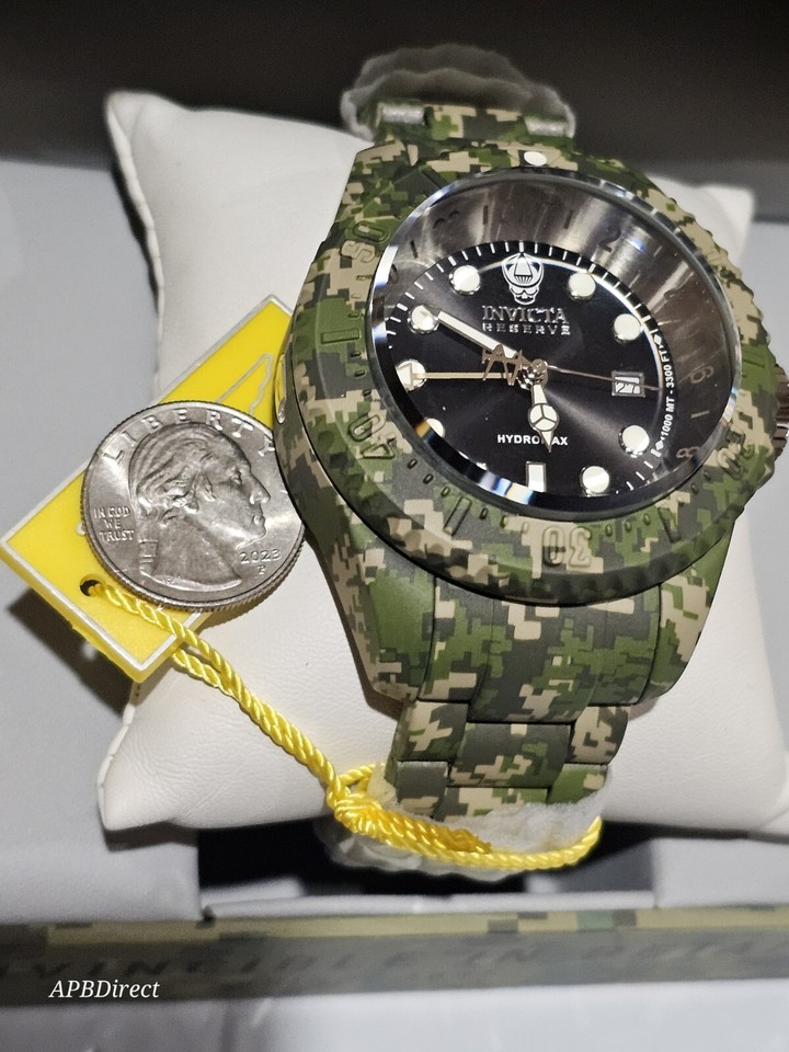 Invicta - HYDROMAX - 1000m - HYDROPLATED Camo GMT - Pro Diver - mens ...