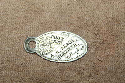 Original WW1 U.S. Soldier's American Legion Named Metal Fob | eBay