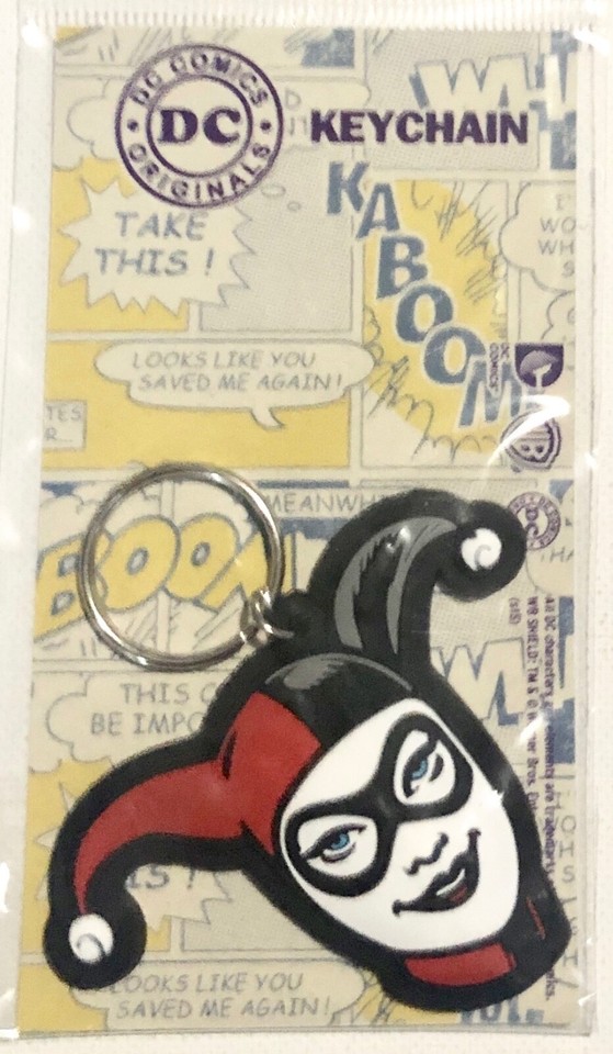 DC Comics keychains, official, Wonder Woman, Harlequin, The joker, key ...