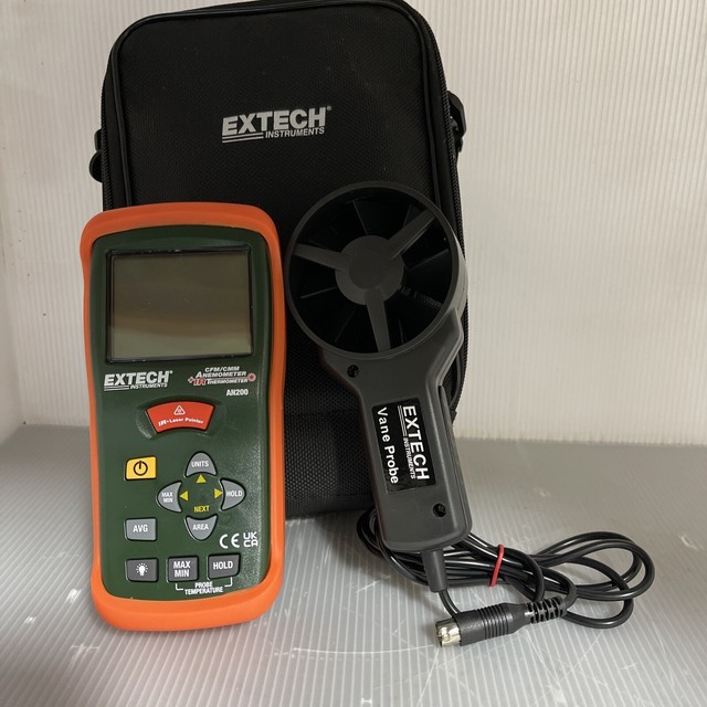 Extech AN200 Cfm/cmm Thermo-anemometer With IR Thermometer for sale ...
