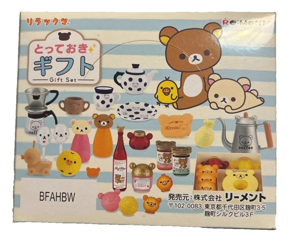 Re-ment Rilakkuma Special Gift Set of 8/BOX brand New Full Set Complete ...