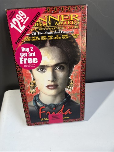 Frida- VHS Movie- Salma Hayek & More (2002) Pre Owned | eBay