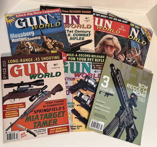 Gun World Magazine Back Issues Lot Of 7 Firearms Ammo AR-15 2nd ...