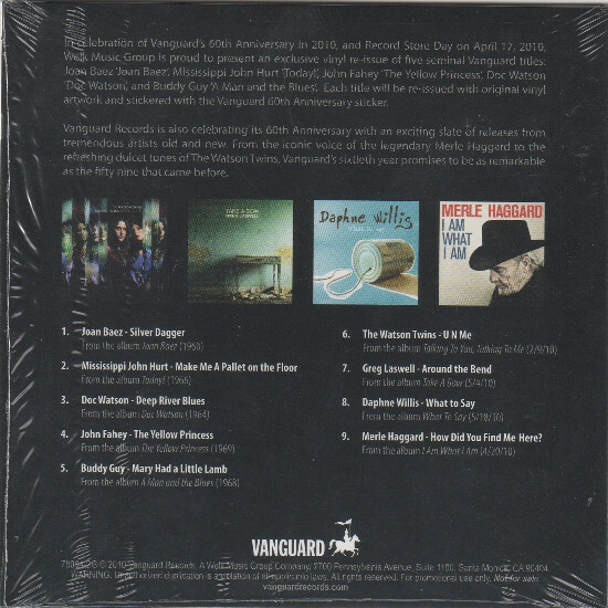 60th Anniversary Vanguard Records by Various Artists (2010 CD, Vanguard ...