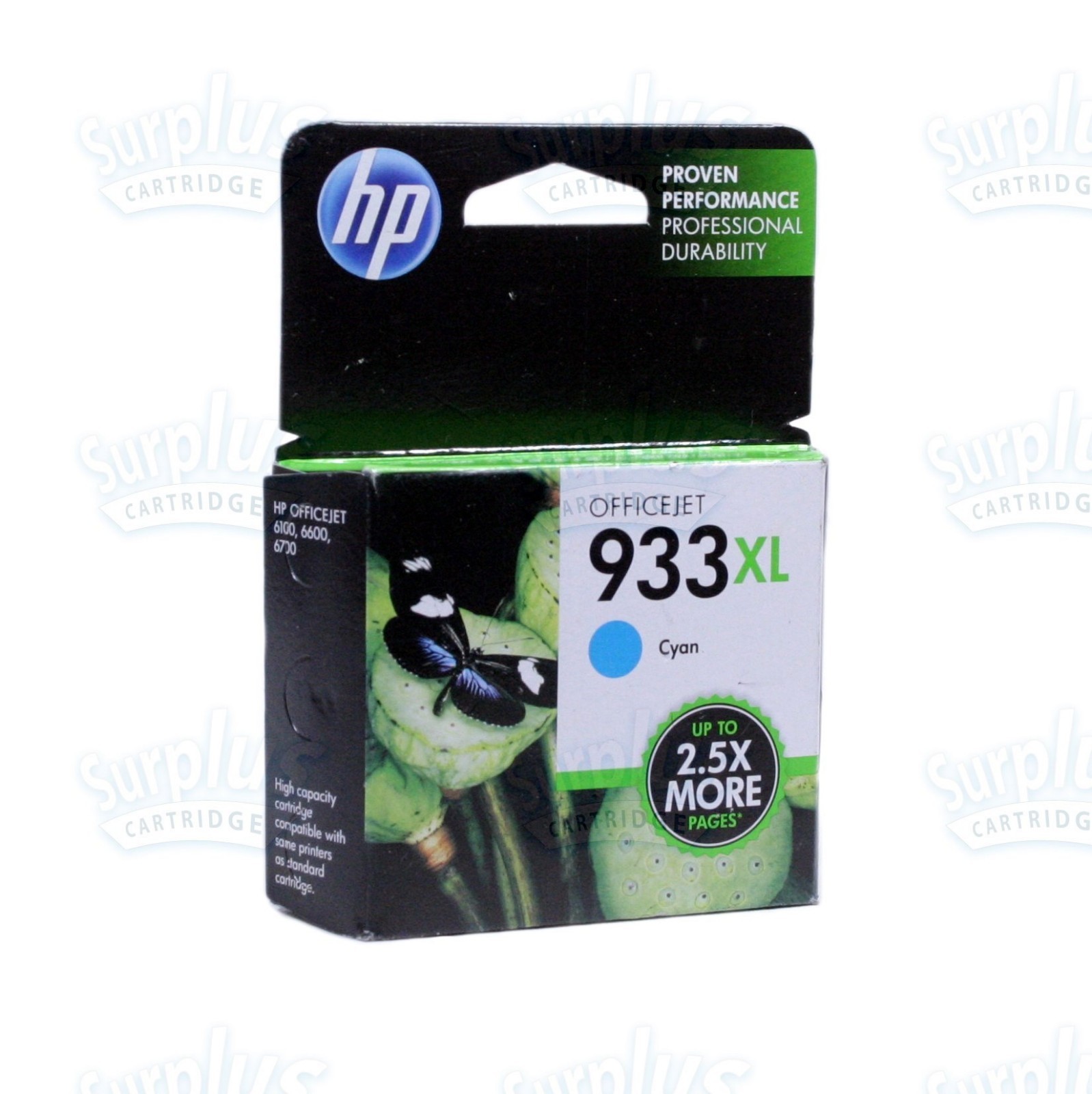 Genuine HP 933XL Cyan Ink OfficeJet 6100 6600 6700 7110 7510 7612 ...