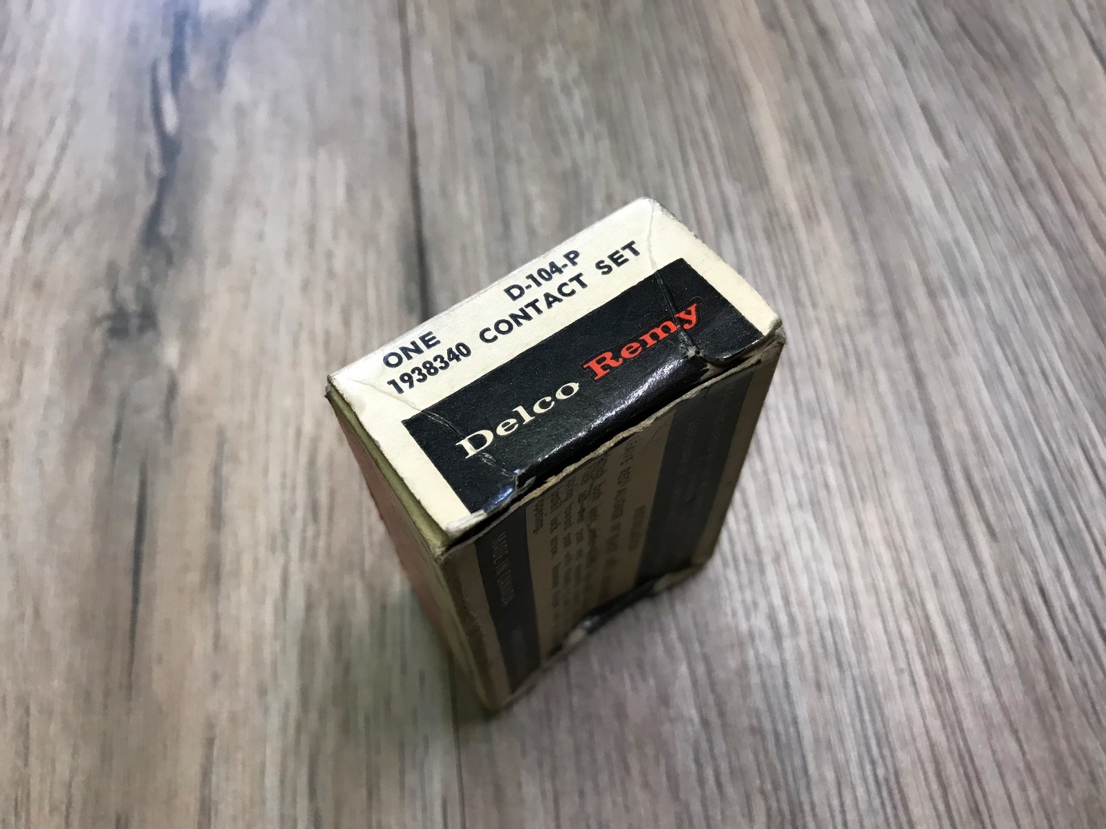 NOS GM IGNITION POINTS NASH PACKARD CADILLAC BUICK DELCO REMY 1938340 D ...