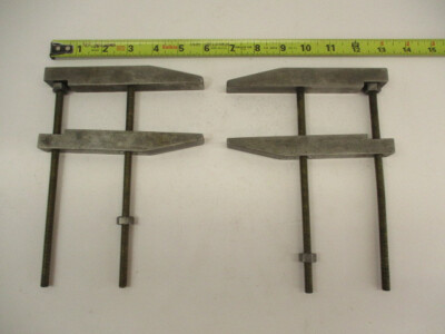 Set of (2) 6" Long PARALLEL CLAMPS, Toolmaker Made Clamp, Opens 6 ...