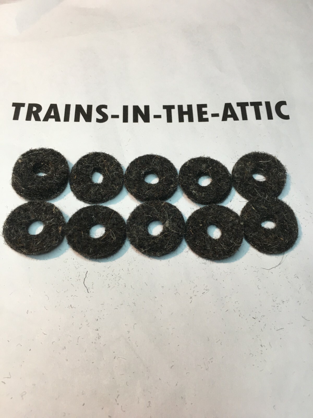 Lionel 671-181W Smoke unit repair GASKET (10 ea) POSTWAR & OTHER SMOKE ...