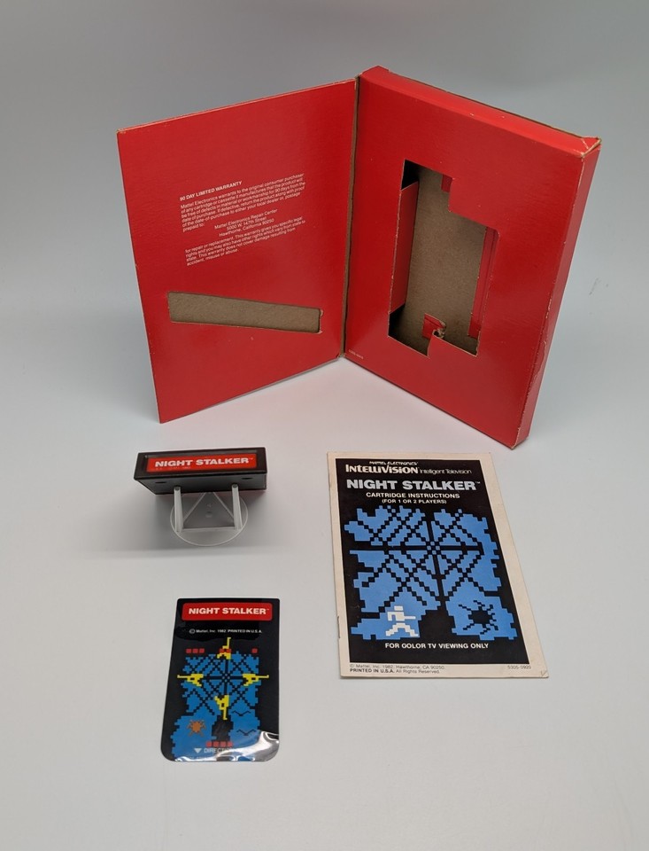 Lot of 9 Intellivision Games Triple Action, Astrosmash, Venture +MORE ...