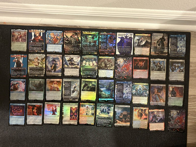 Huge Final Fantasy Magic The Gathering Card Lot (From Omega Packs) 150 ...