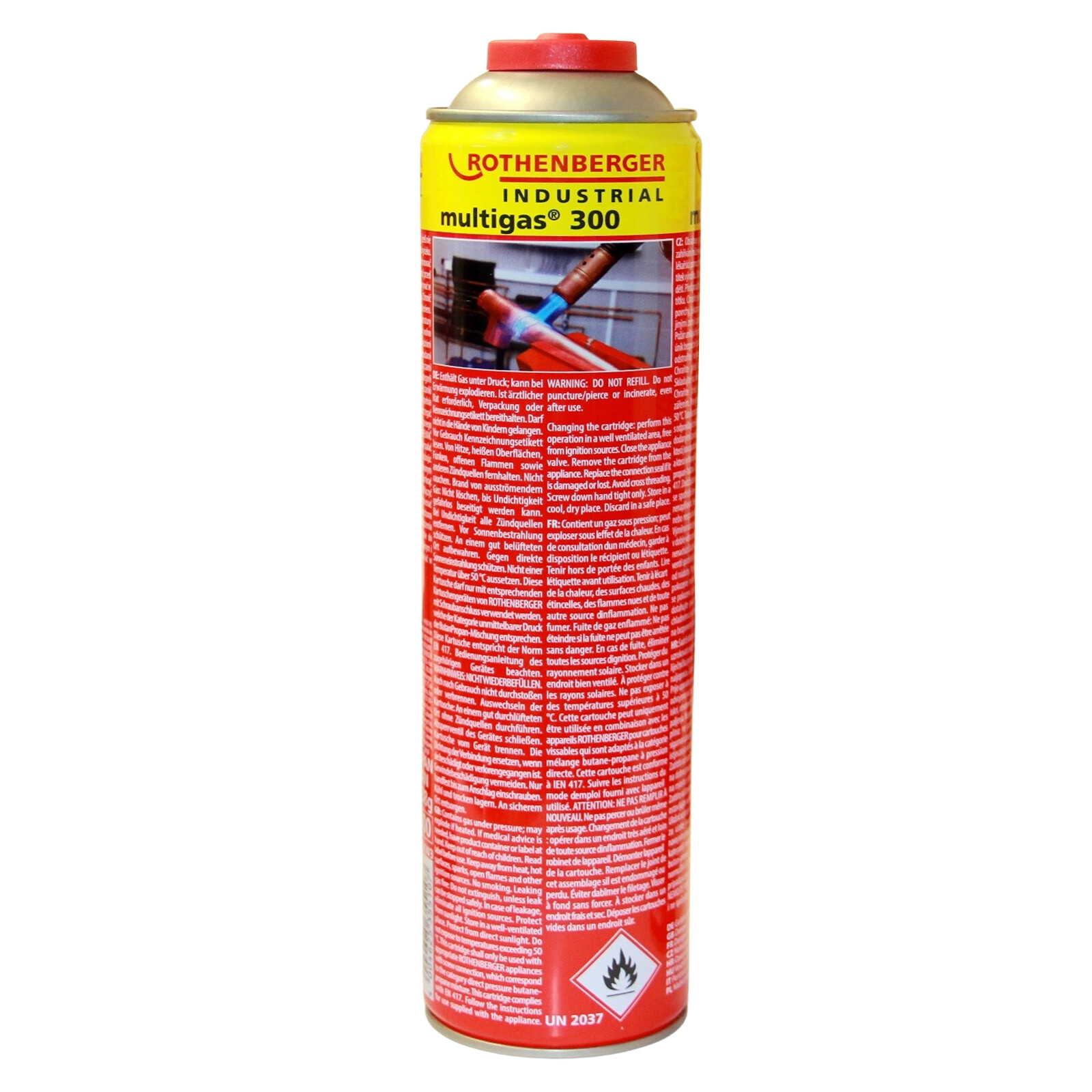 Rothenberger Multigas 300 Brenngas Gas Propan Butan Kartusche Löten ...
