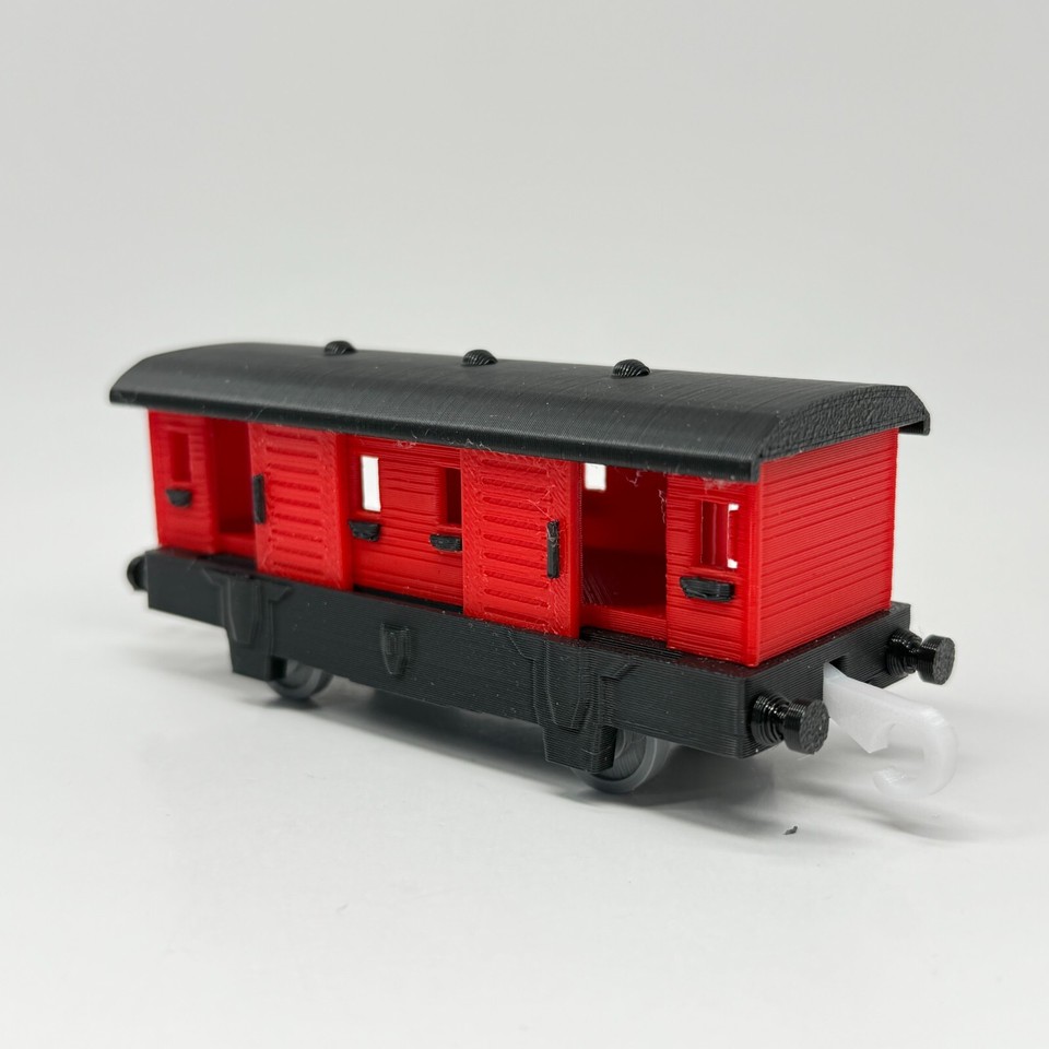 Trackmaster Plarail 2 Mail Trains Custom Made for Thomas & Friends Red ...