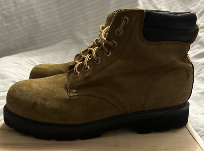 Itasca Boots Nubuck Leather Steel Toe Wheat Men's Size 11 | eBay