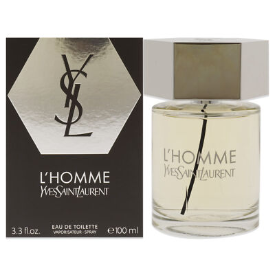 LHomme by Yves Saint Laurent for Men - 3.3 oz EDT Spray 3365440316560| eBay