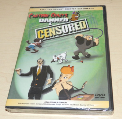 CARTOON CRAZYS DVD BANNED & CENSORED 2007 NEW & SEALED COLLECTOR'S ...