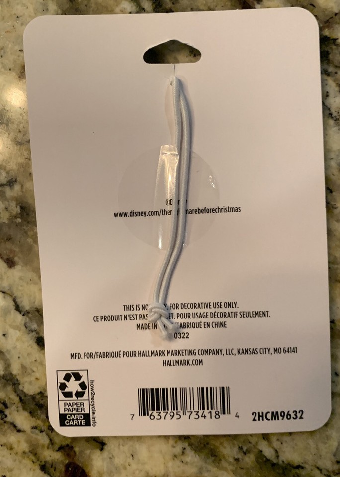 New Hallmark Flat Metal Ornament Zero Ghost Dog The Nightmare Before ...