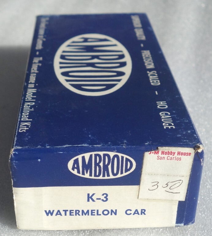 HO Scale Ambroid Atlantic Coast Line Watermelon Car Kit | eBay