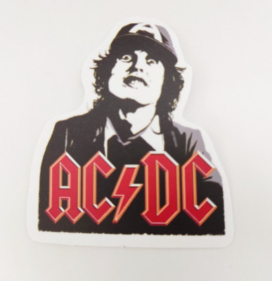 AC/DC Angus Young Waterproof Vinyl Sticker decal Logo 2"x2" | eBay