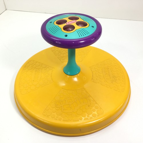 Playskool Sit n Spin w/ Electronic Music & Lights Spinning Toy YELLOW ...