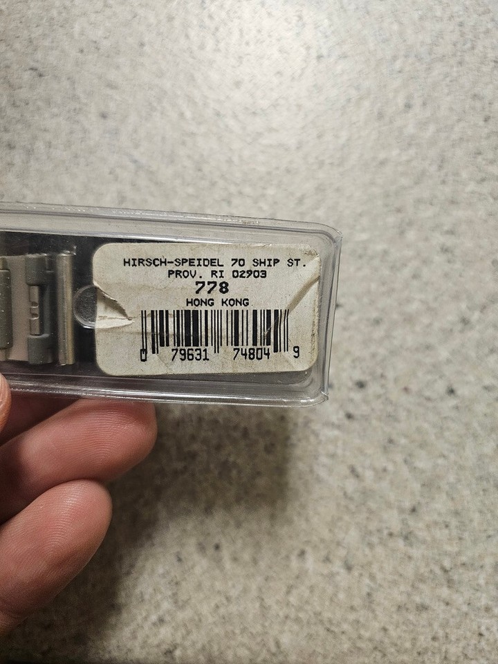 Speidel Express Casio DATABANK Watch Band - Mens SILVER #778 Peg 2-3 ...