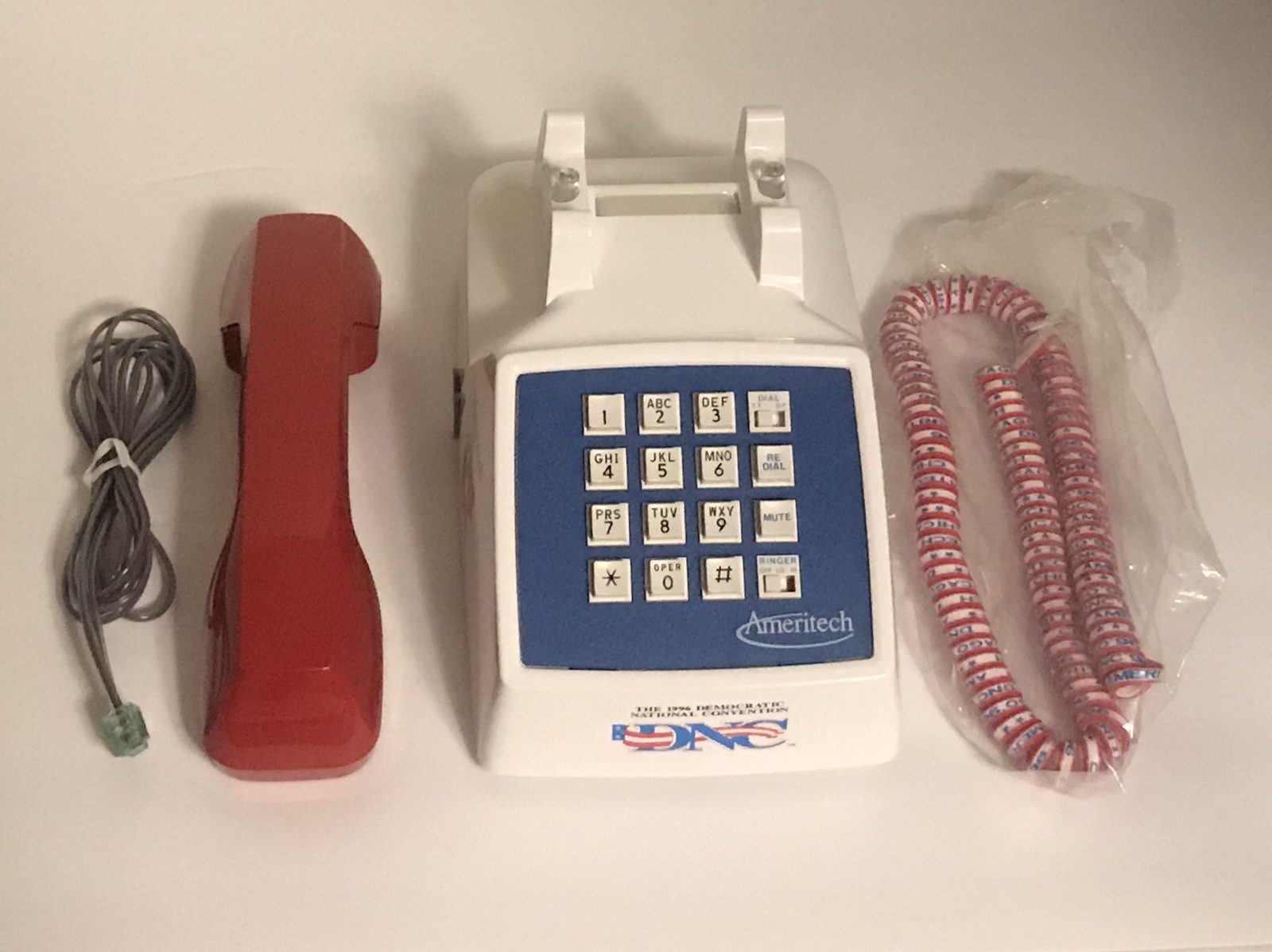 NEW 1996 DEMOCRATIC CONVENTION COMMEMORATIVE TELEPHONE LIMITED EDITION ...