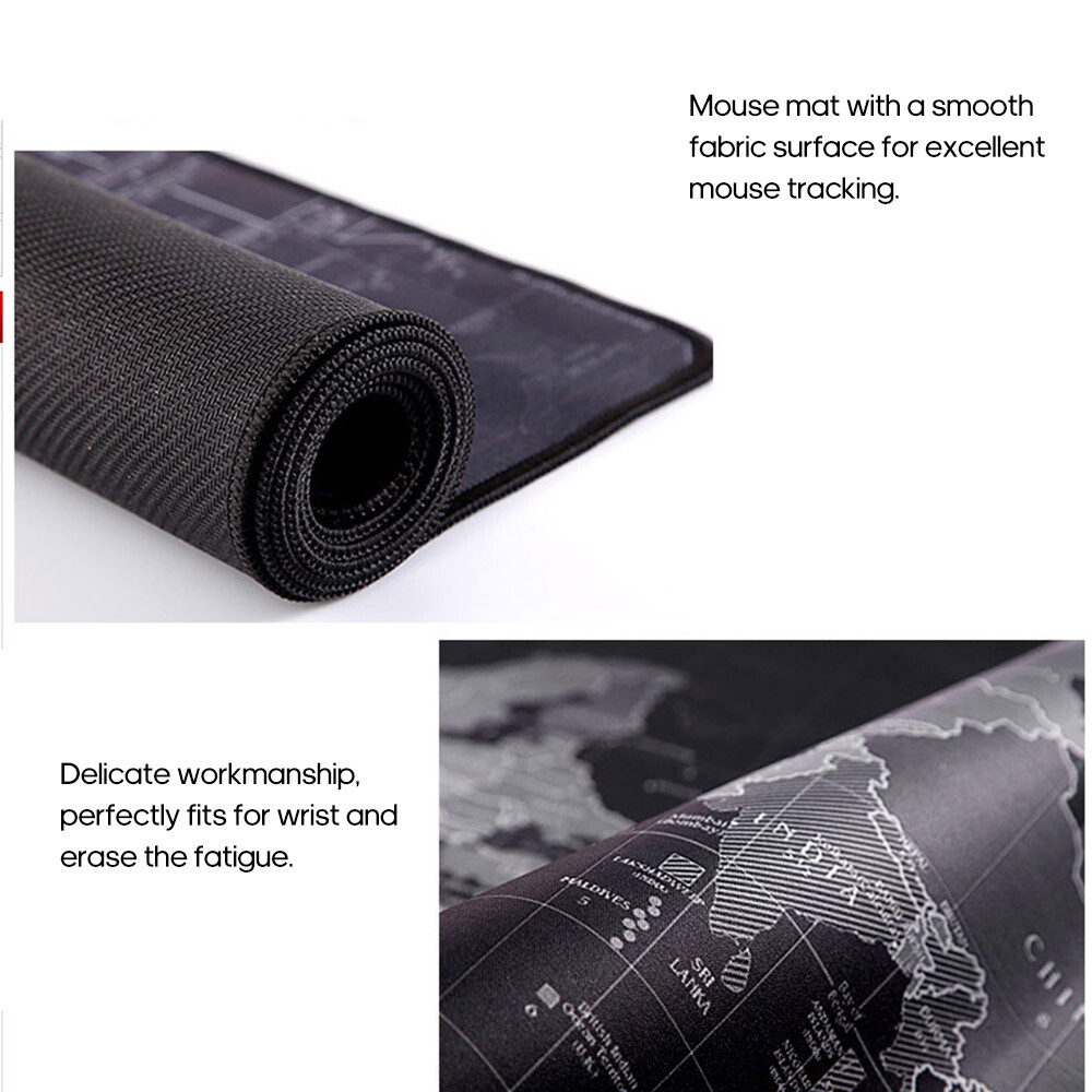 Mouse Pad Extra Large Extended Gaming Rubber Mousepad Soft Desk Mat 700 ...