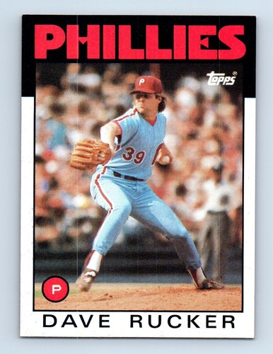 1986 Topps Dave Rucker Philadelphia Phillies #39 | eBay