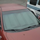 Foldable Standard Car Window Cover Sun Shade Auto Visor - Black Foil ...