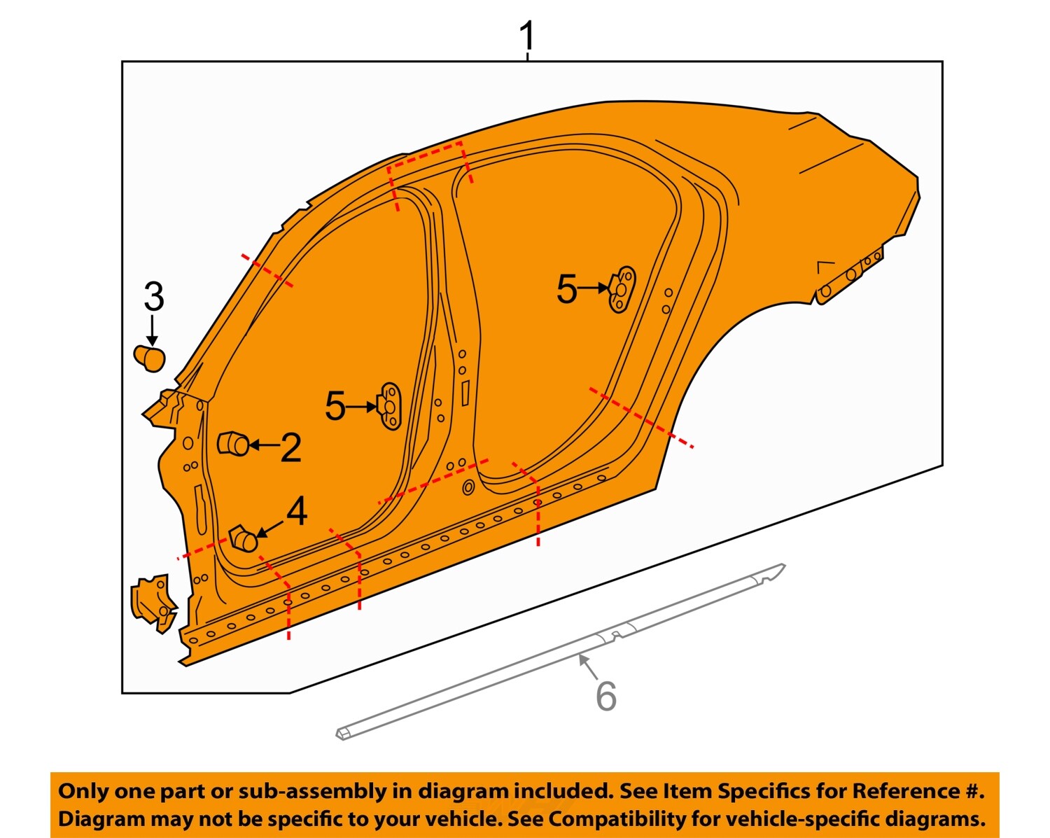 GM OEM 13-16 Malibu Limited Pillars, Rocker Floor Uniside-Uniside Assy ...