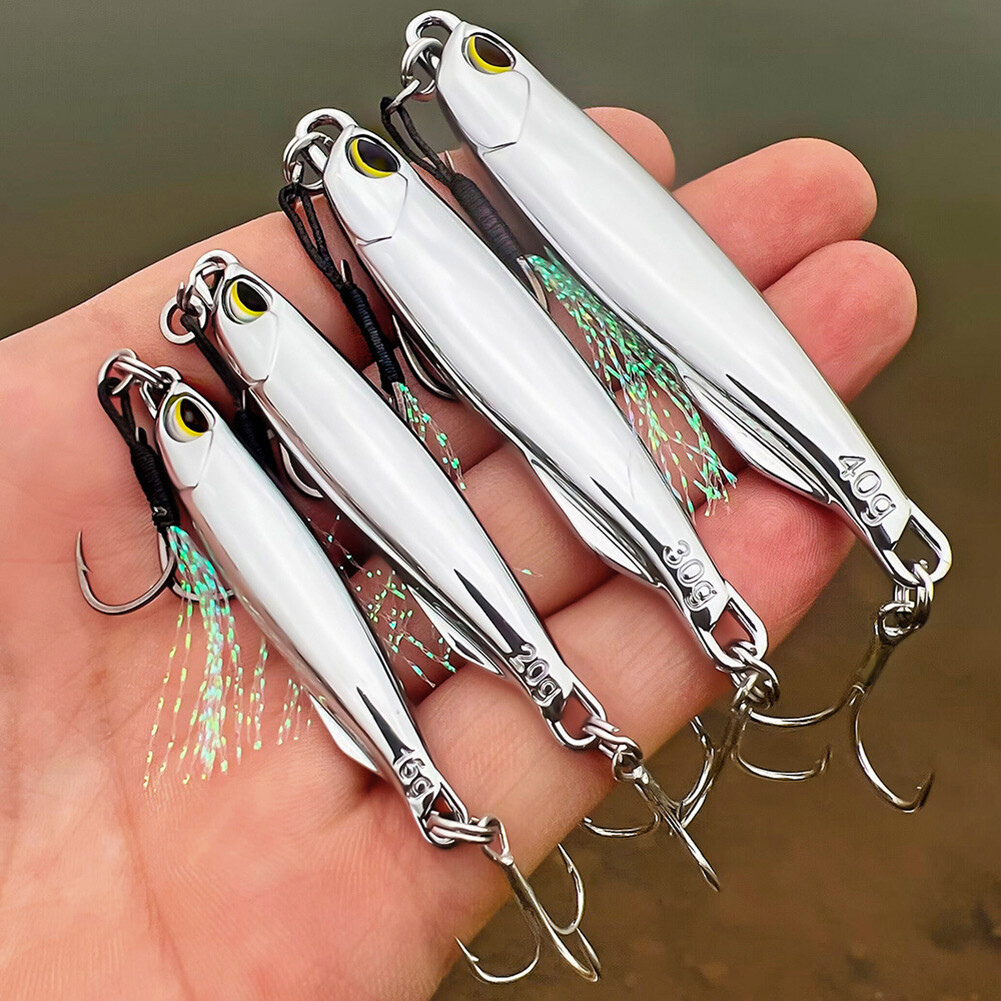 Electroplated Iron Plate Fishing Lure Portable Sea Lures for Freshwater ...