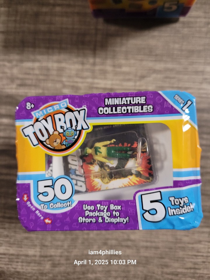 5pc Hasbro Micro Toy Box Mini Collectibles Series 1 FREE SHIPPING ON ...