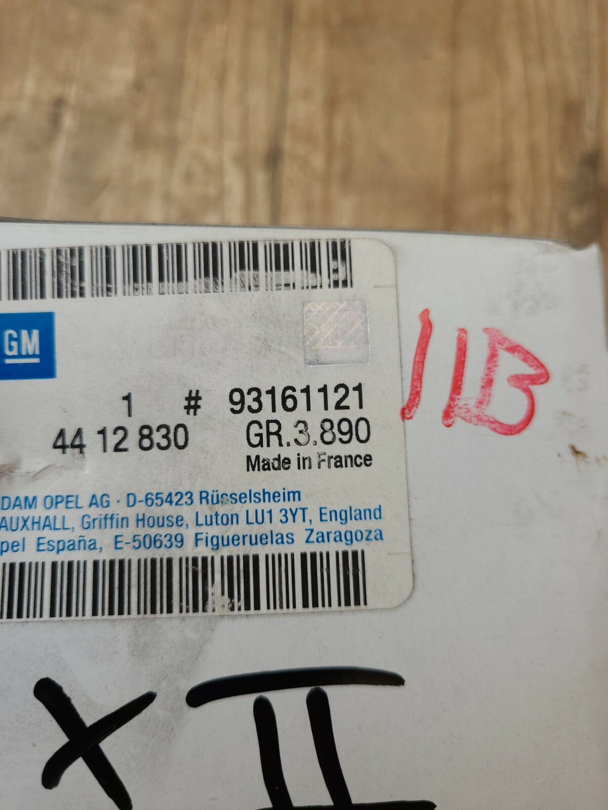 Original Opel 93161121 Kraftstofffilter Diesel Movano Vivaro A Renault ...