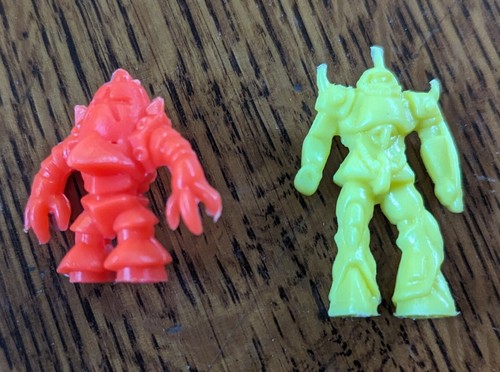 Set Of 2Vintage Rigo Plastic Robot Figures Retro Mini Figs Futuristic ...