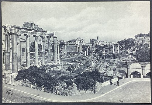Rome Italy Roman Forum Vintage Continental Postcard Unposted | eBay