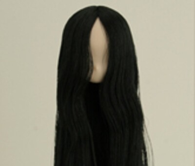 Obitsu 11-01 flocked head natural 11HD-D01NC black | eBay