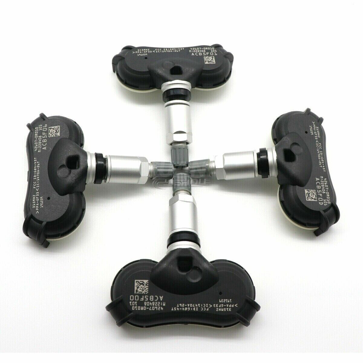4PCS 42607-0R010 Tire Pressure Monitor Sensor TPMS for Toyota ...
