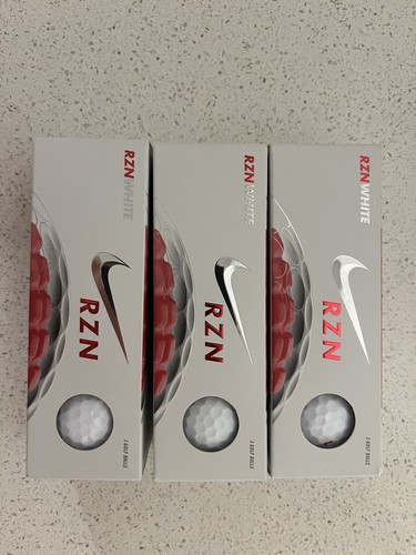 RARE! Nike RZN WHITE Distance Performance Softer Feel (3 Sleeves 9 ...