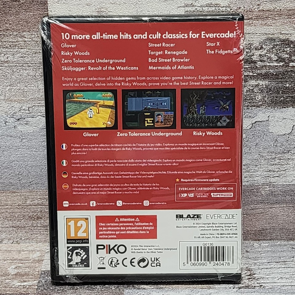 Evercade Number 39 - PIKO INTERACTIVE COLLECTION 4 - Brand New Factory ...